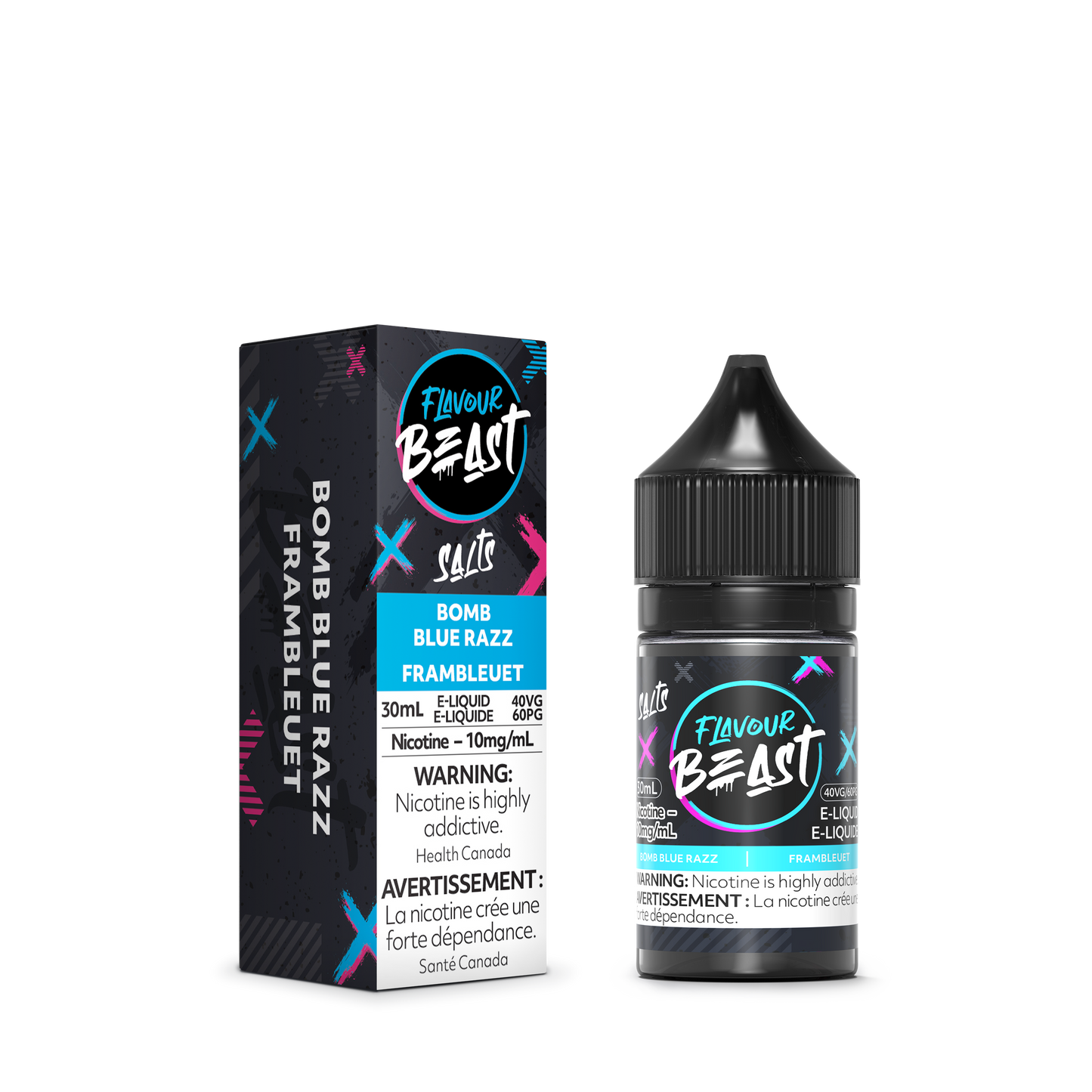 Flavour Beast E-Liquid - Bomb Blue Razz | Cold Turkey Vape Shop