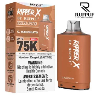Rufpuf Ripper X 75K - C. Macchiato | Cold Turkey Vape Shop | Pods