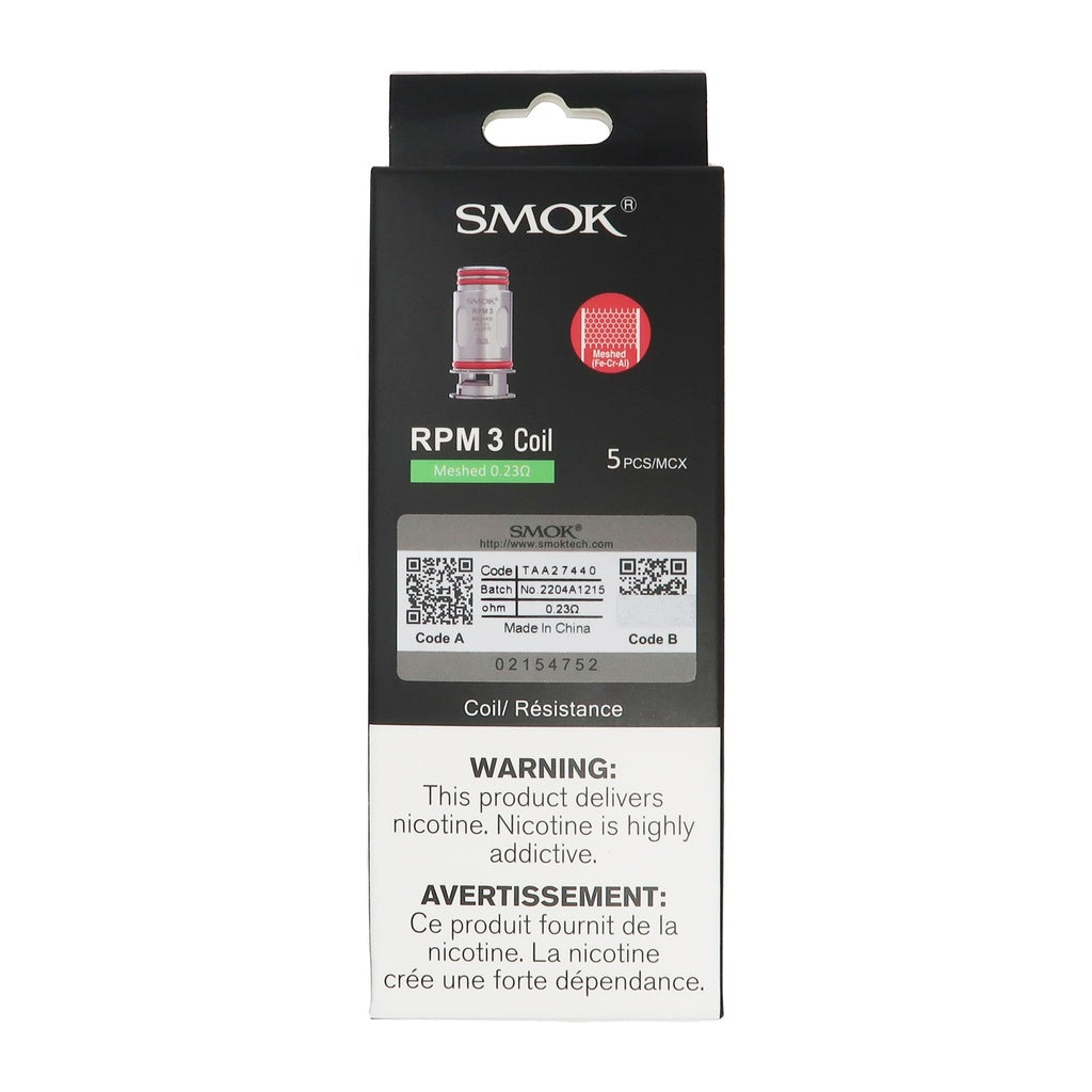 SMOK - RPM3 Coils (Pack of 5) | Cold Turkey Vape Shop | Coils and Pods